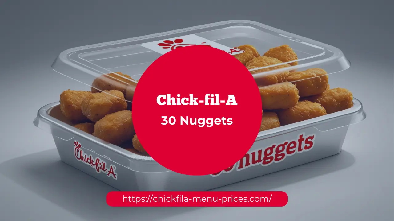 Chick-fil-A 30 Nuggets Price (June 2025)