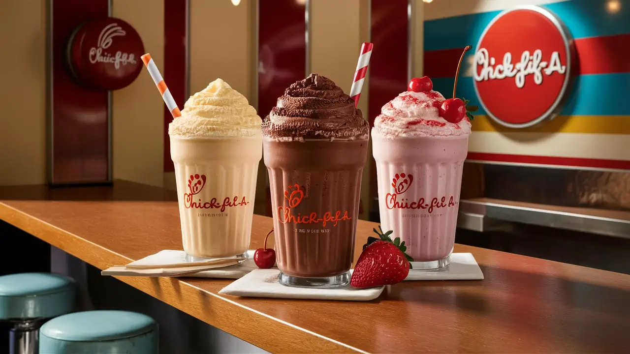 Chick-fil-A Milkshake Menu with Prices 2025 (August)